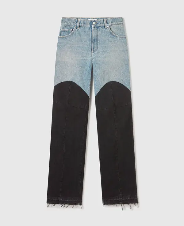 Stella McCartney Patchwork Panel Denim Jeans - Blue