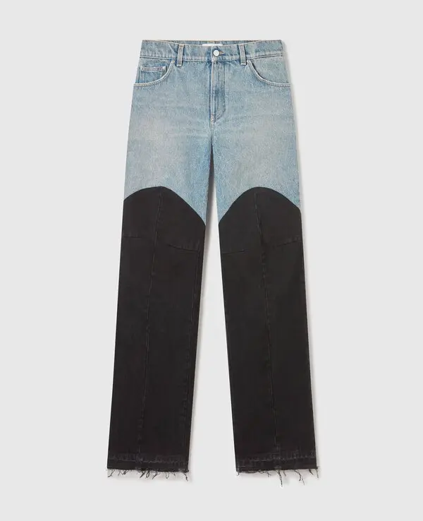 Stella McCartney Patchwork Panel Denim Jeans - Blue