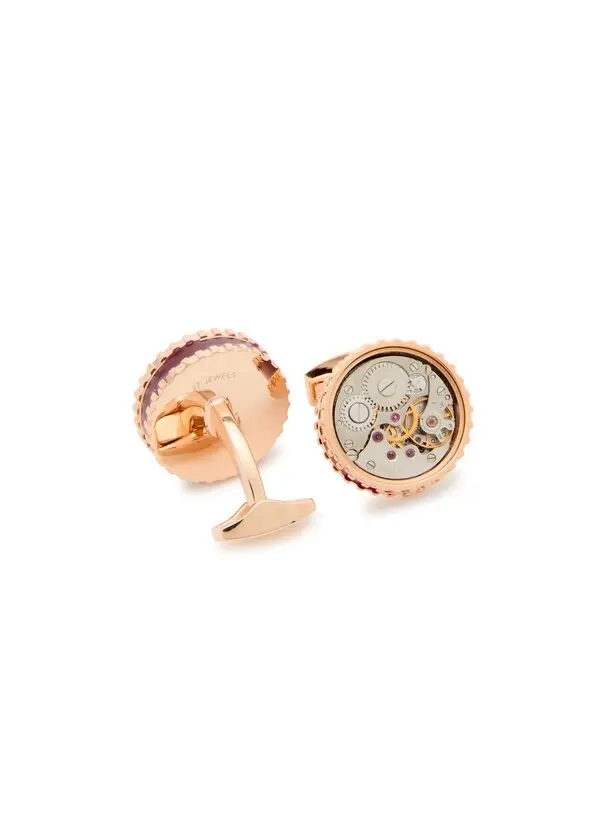 Tateossian Skeleton Cufflinks - Gold