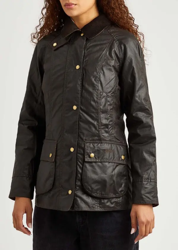 Barbour Beadnell Waxed Cotton Jacket - Brown