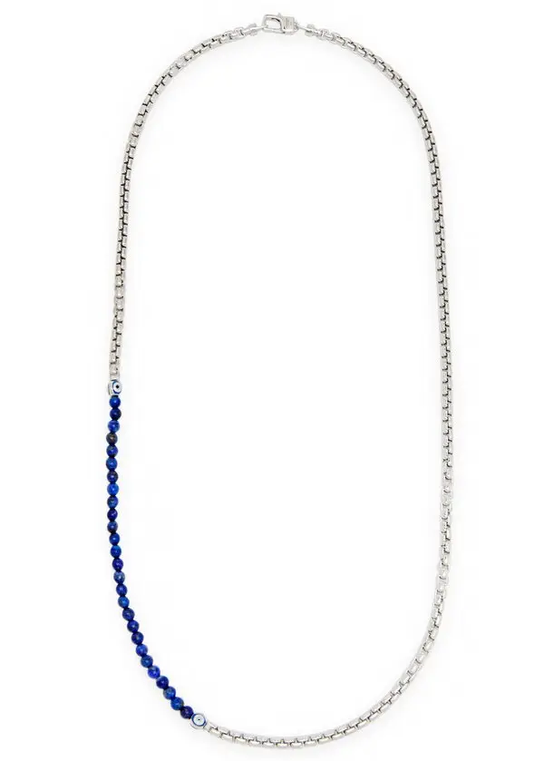 Tateossian Rhodium-plated Necklace - Silver