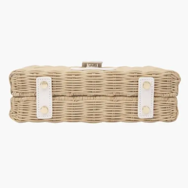 MODERN PICNIC Snacker Pouch - White Wicker