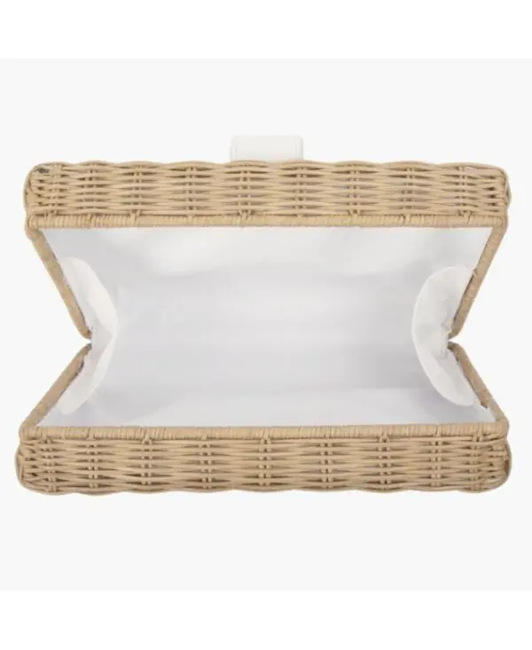 MODERN PICNIC Snacker Pouch - White Wicker