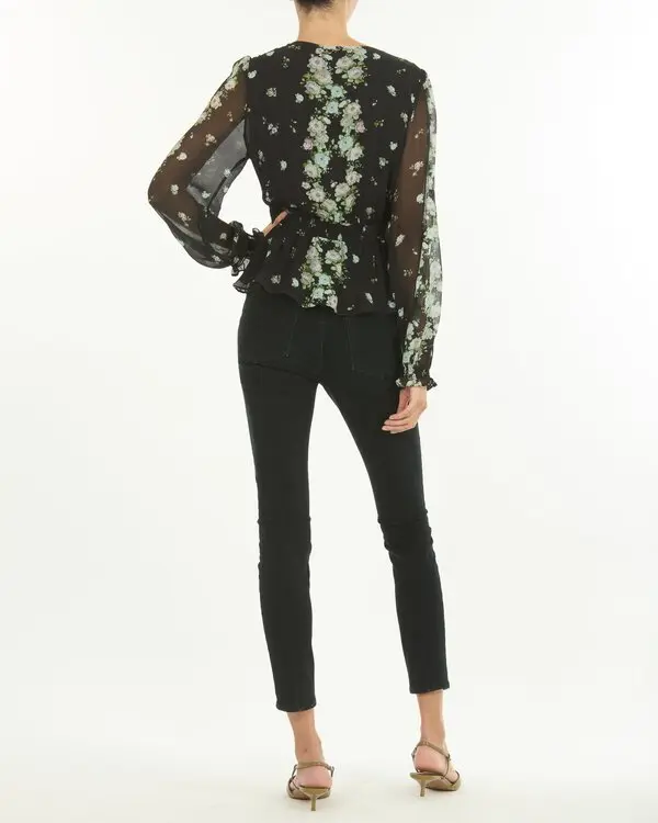 SECRET PON-PON Emerson Floral Print Blouse