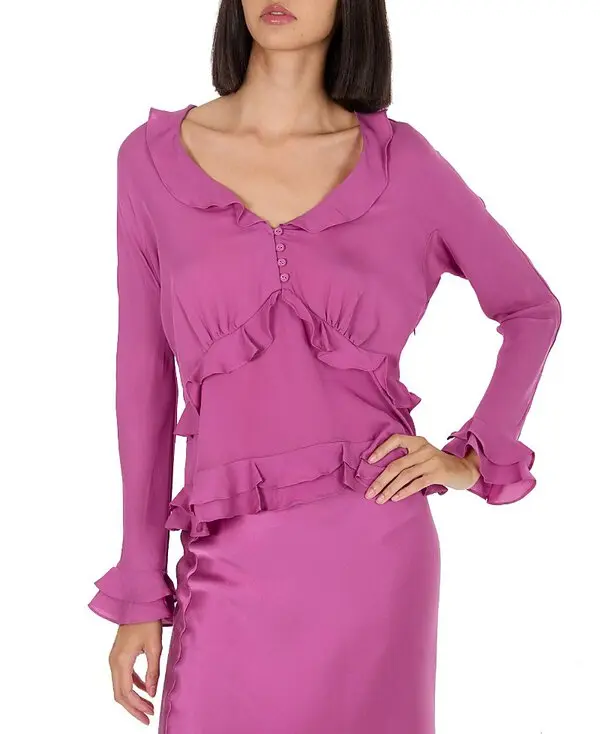 SECRET PON-PON Sander Blouse - Plum