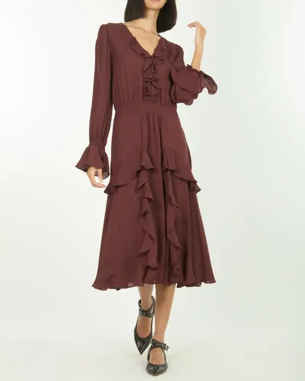 SECRET PON-PON Warby Dress - Mulberry