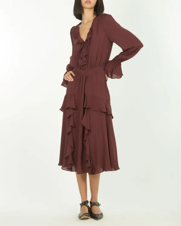 SECRET PON-PON Warby Dress - Mulberry