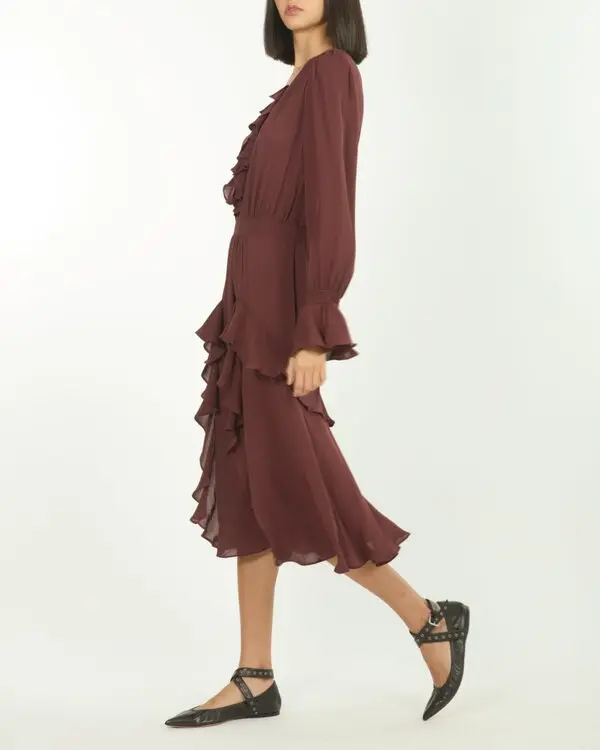 SECRET PON-PON Warby Dress - Mulberry