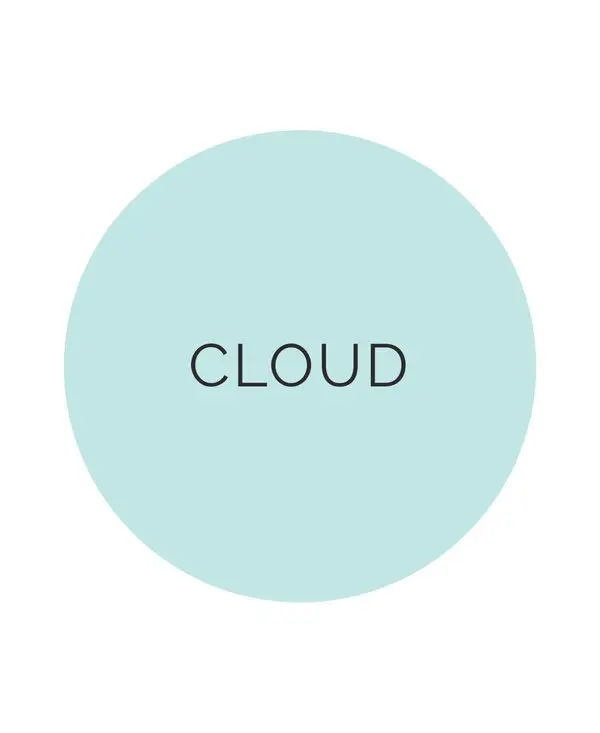 JOLLITY & CO Solid Shade Colors, Paper Party Dessert Plates, Set Of 8 - Cloud