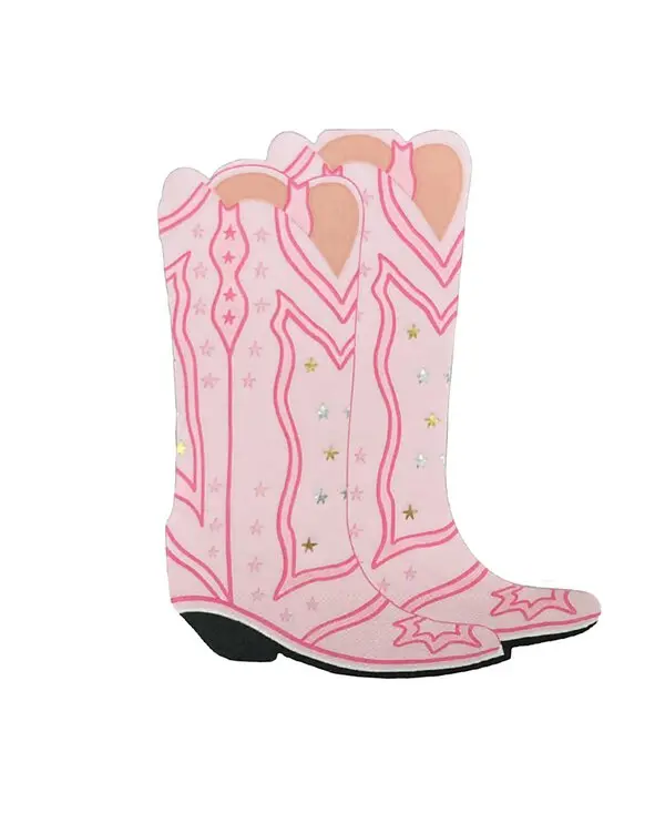 JOLLITY & CO Pony Tales Cowgirl Boot Paper Napkins Set - Multicolor