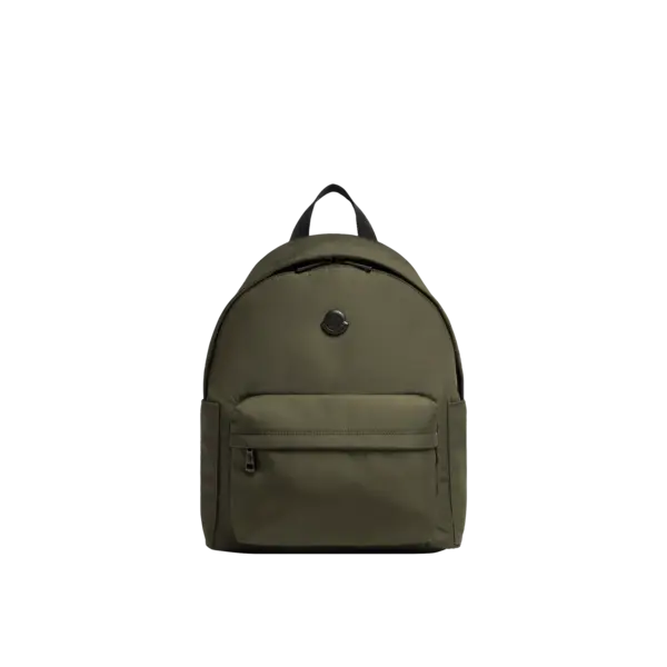 Moncler Pierrick Metal Logo Backpack - Green