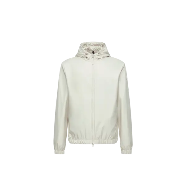 Moncler Domene Hooded Windbreaker - White