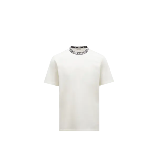 Moncler Logo-trimmed Cotton T-shirt - White