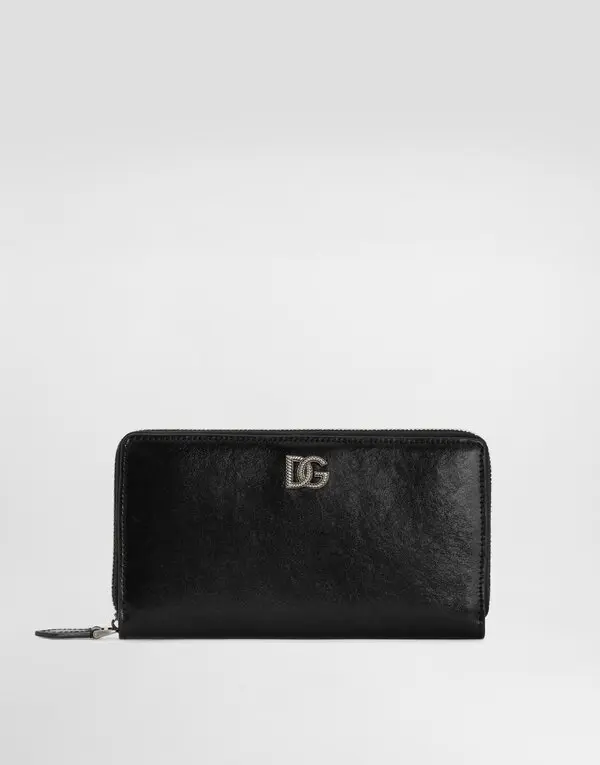 Dolce & Gabbana Tempesta Calfskin Wallet - Black