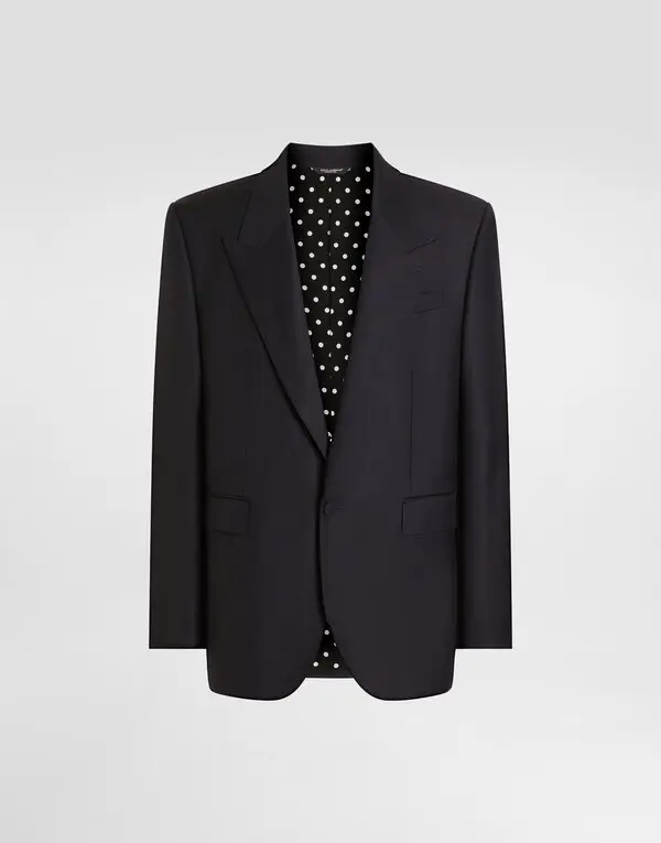 Dolce & Gabbana Single-breasted Sicilia Virgin Wool Jacket
