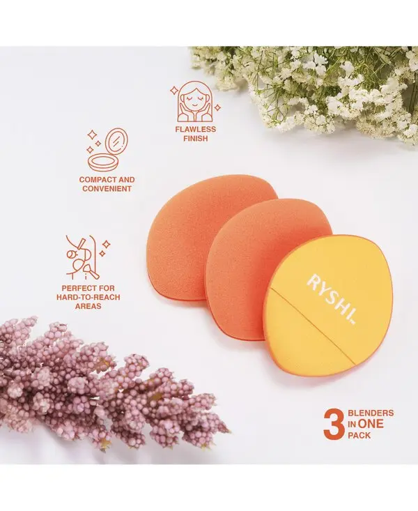 PURSONIC Flawless Blend & Clean Bundle: Finger Beauty Blenders