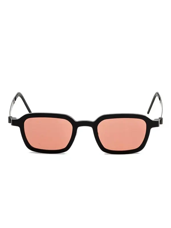 LINDBERG Rectangle-frame Sunglasses - Black