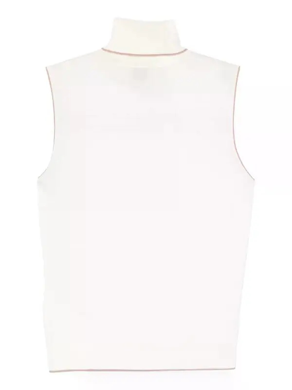 Eleventy Turtleneck Sleeveless Top