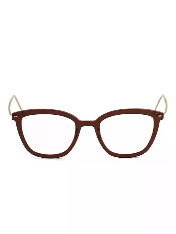 LINDBERG Geometric Eyeglasses - Brown