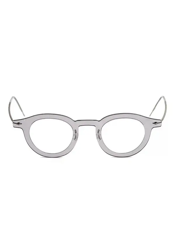 LINDBERG Round Frame Eyeglasses - Grey