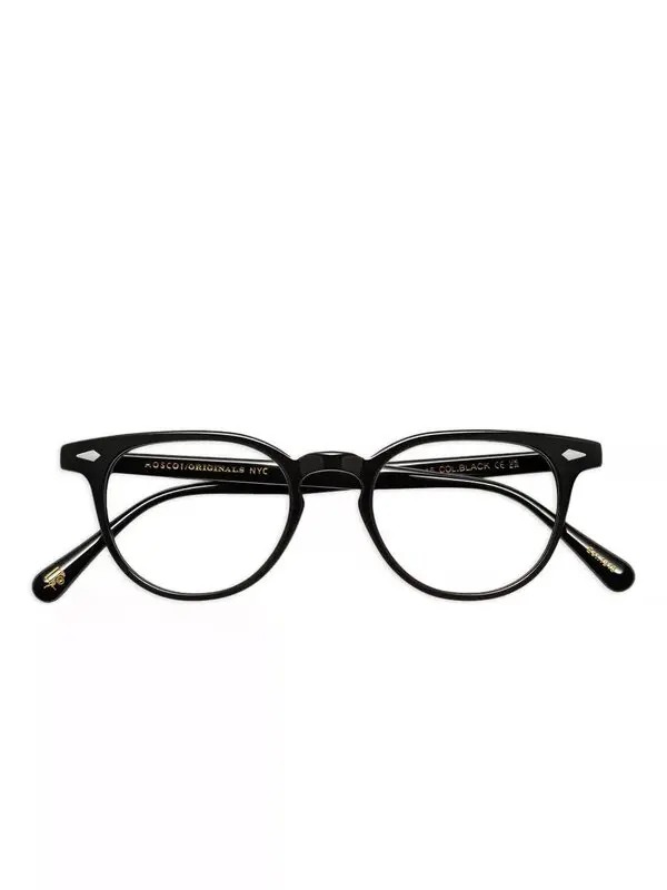 MOSCOT Round Frame Glasses - Black