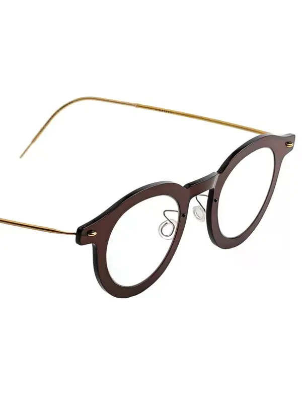 LINDBERG Round-frame Eyeglasses