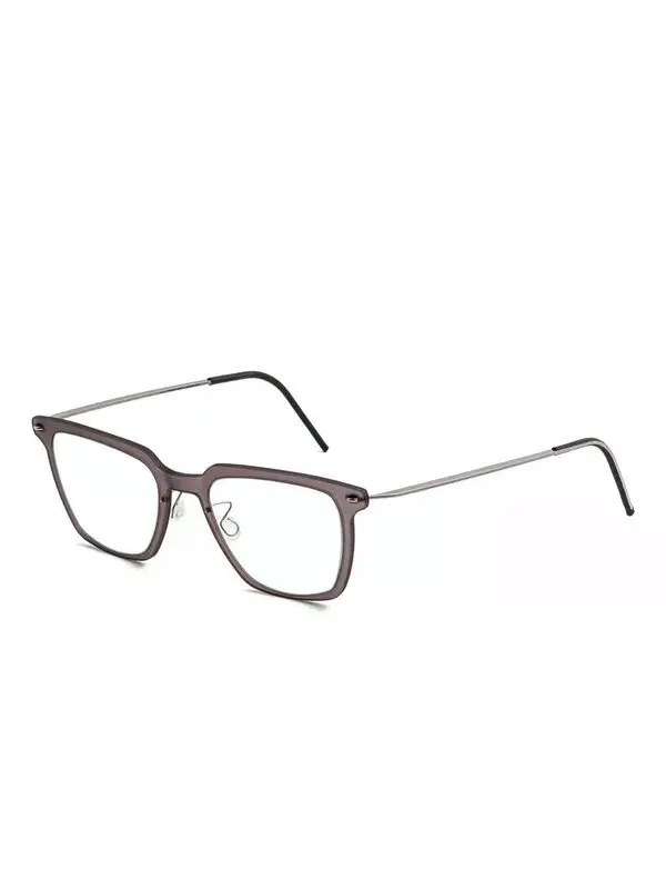 LINDBERG Rectangle Frame Eyeglasses - Brown
