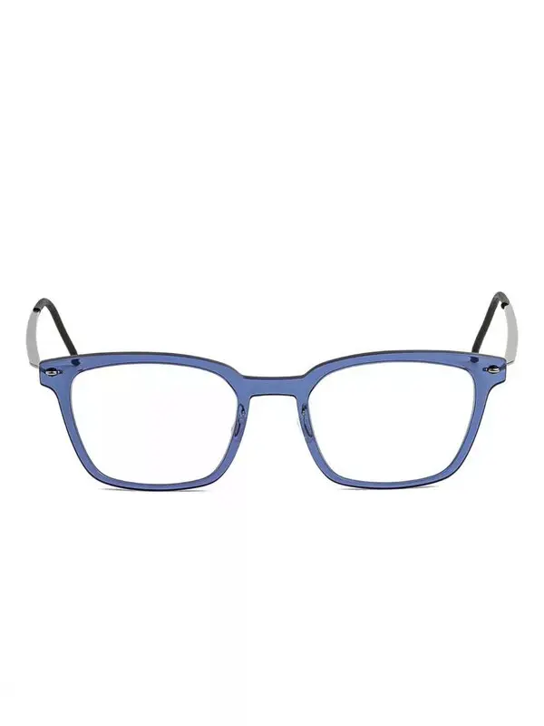 LINDBERG Rectangle Frame Eyeglasses - Blue