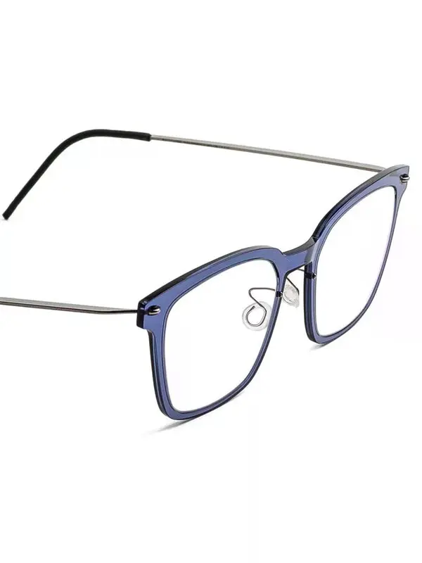 LINDBERG Rectangle Frame Eyeglasses - Blue