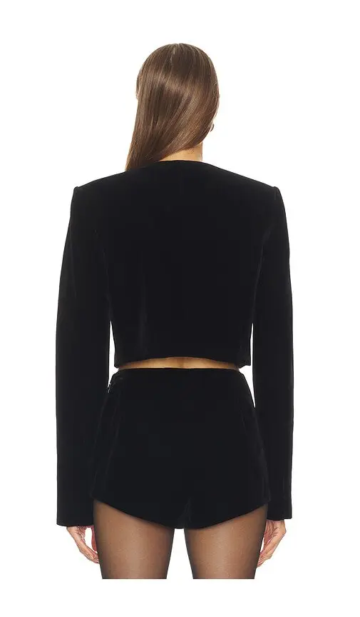 CAMILA COELHO Roxana Velvet Jacket