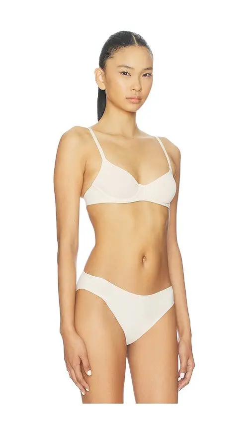 Polo Ralph Lauren Micro Demi Bra In Neutral
