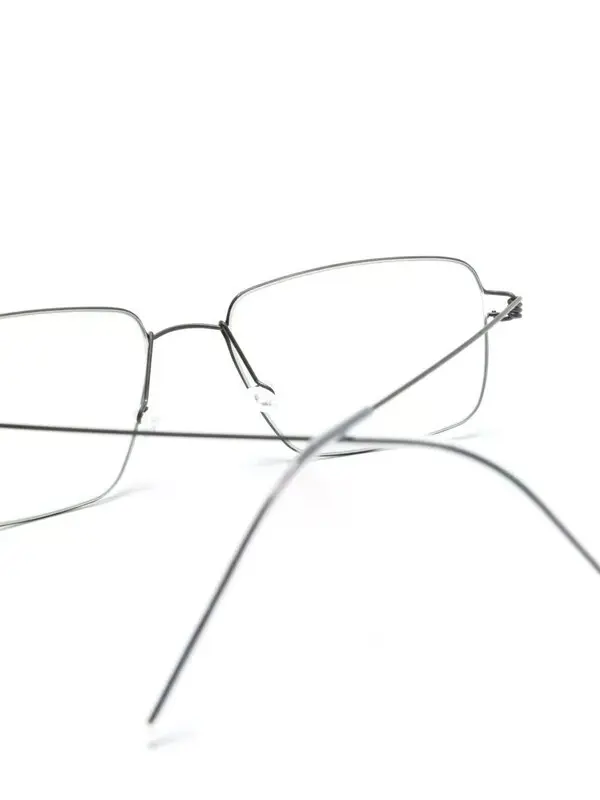 LINDBERG Aaron Rectangle-frame Eyeglasses - Grey