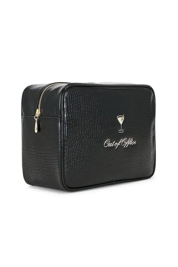 ABBODE Out Of Office Martini Croc Pouch