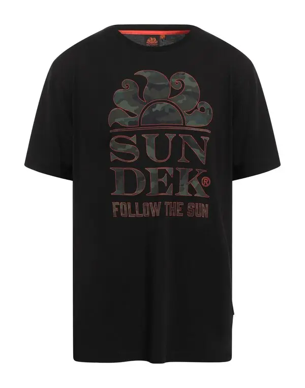 Sundek T-shirt Size Cotton - Black