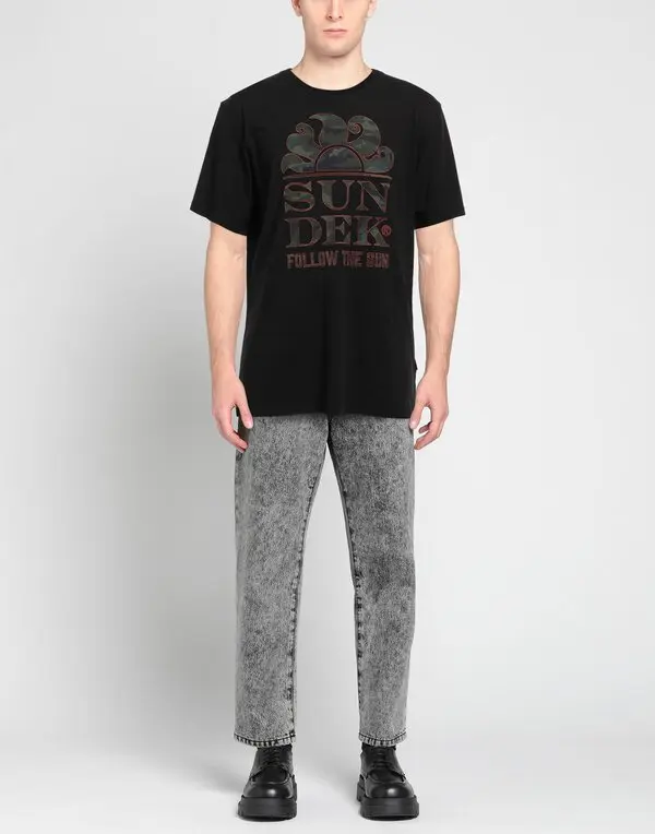 Sundek T-shirt Size Cotton - Black