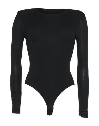 ATM Anthony Thomas Melillo Bodysuit In Modal And Elastane - Black