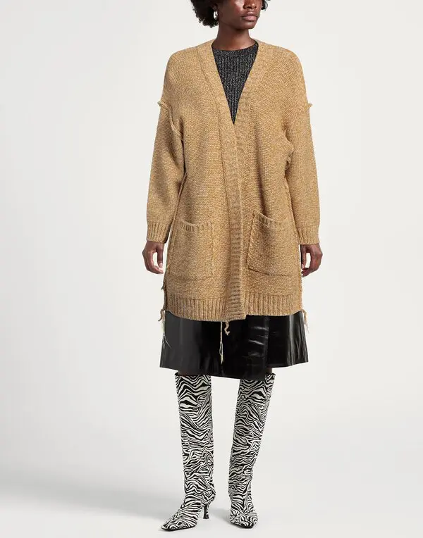 8PM Cardigan In Acrylic, Alpaca Wool, Wool, And Viscose