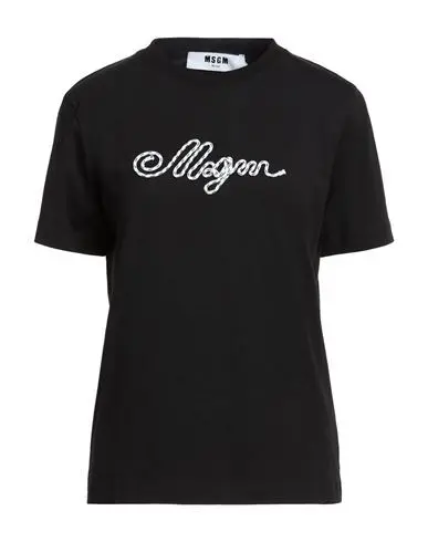 MSGM Cotton Jersey T-shirt - Black