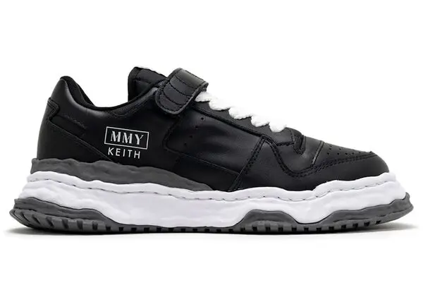 Mihara Yasuhiro Keith Og Sole Leather Low Top Sneakers - Black