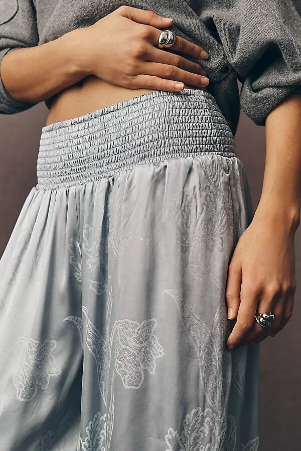 Anthropologie Jacquard Balloon Trousers