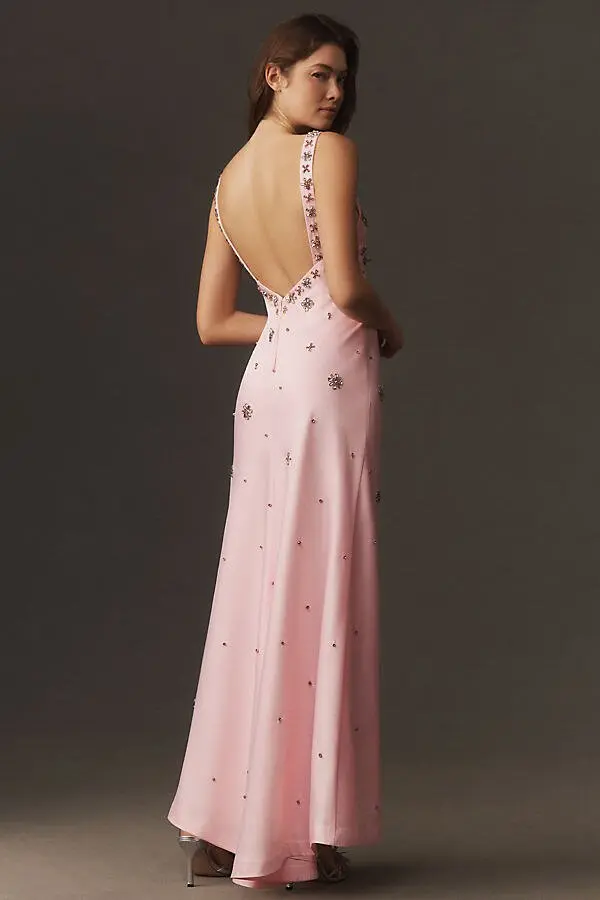 Bhldn Deco Cowled Maxi Dress
