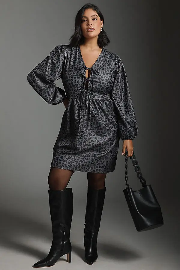 Glamorous Puff-sleeve Mini Dress