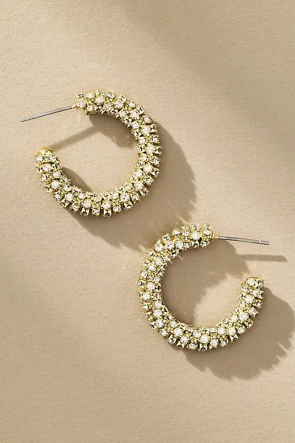 Anthropologie Small Hoop Earrings - Gold