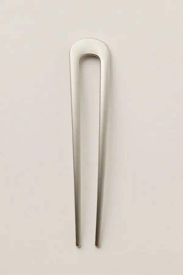 Free People Courier Metal Hair Pin - Silver
