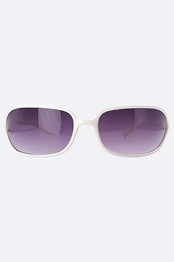 GIANT VINTAGE SUNGLASSES Kate 90's Sunglasses - White