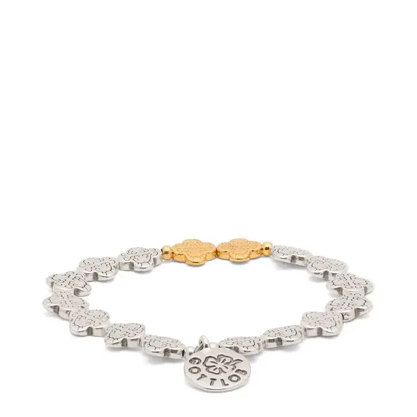 GOTTLOB Edition 1 Beaded Charm Bracelet - Silver/gold