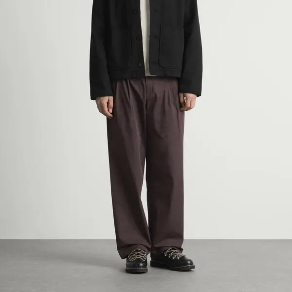 Norse Projects Benn Relaxed Twill Pleated Trousers