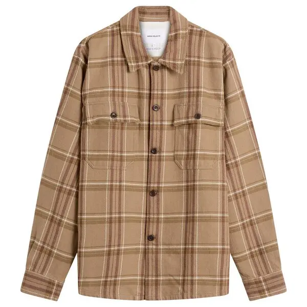 Norse Projects Hjalmer Heavy Twill Check Overshirt