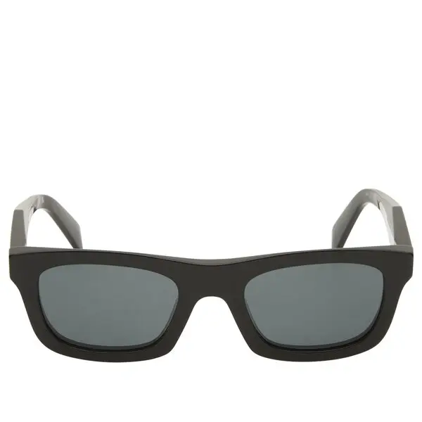 Prada Geometric Frame Sunglasses - Black/dark Grey