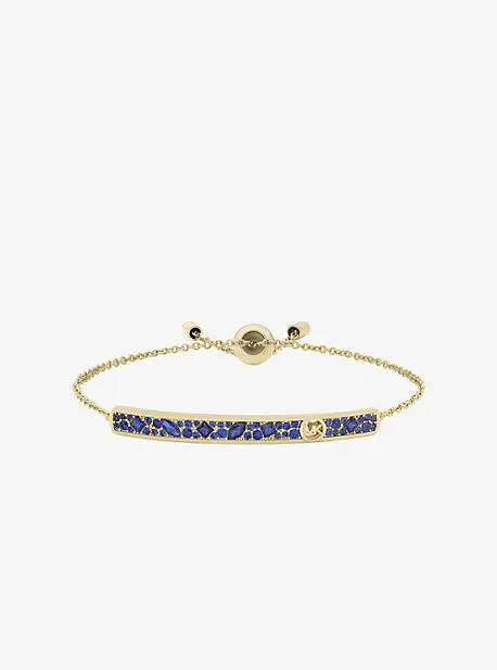 Michael Kors Pavé Bar Slider Bracelet - Gold